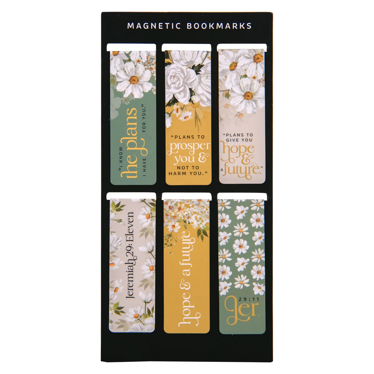 I Know the Plans Six-Piece Magnetic Bookmark Set – Scripture Haven Co